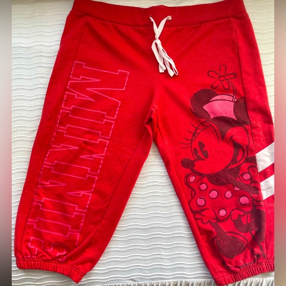 Disney | Pants & Jumpsuits | Disney Parks Minnie Mouse Sweatpants ...